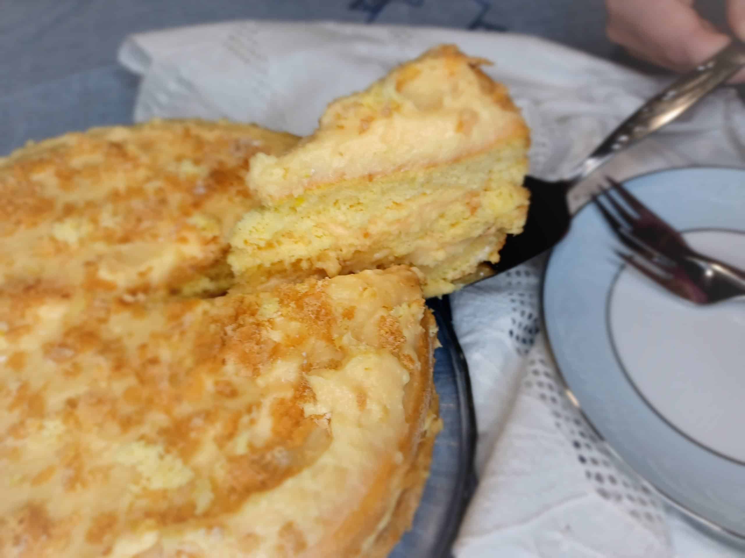 Decadent Vanilla Custard Cake