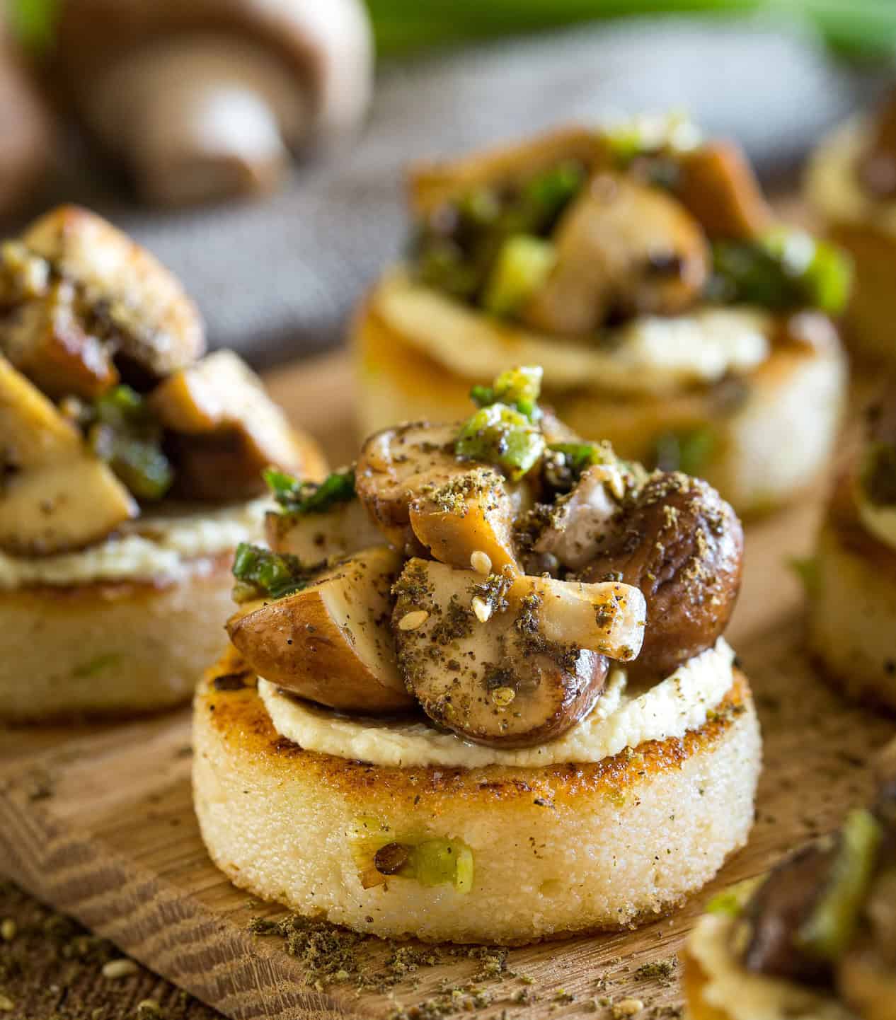 Pap Cakes & Portabellinis