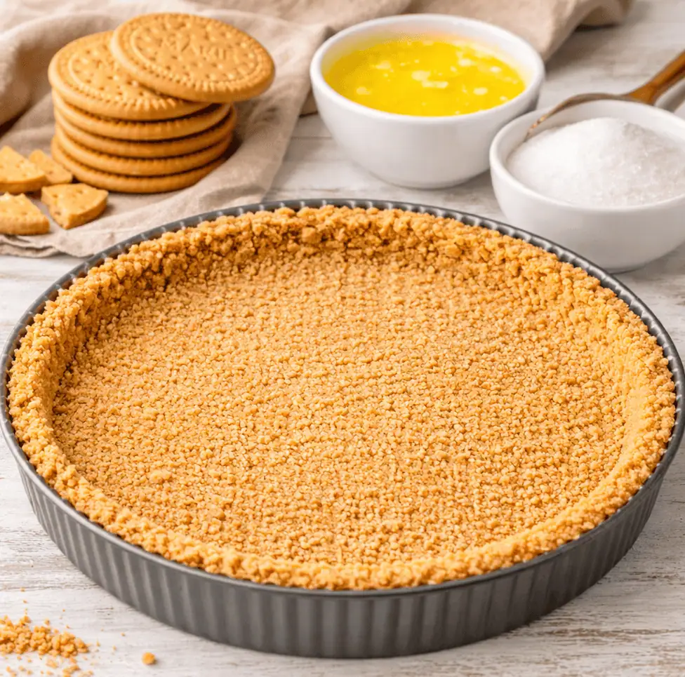 No-Fuss Homemade Milk Tart with Buttery Marie Biscuit Crust