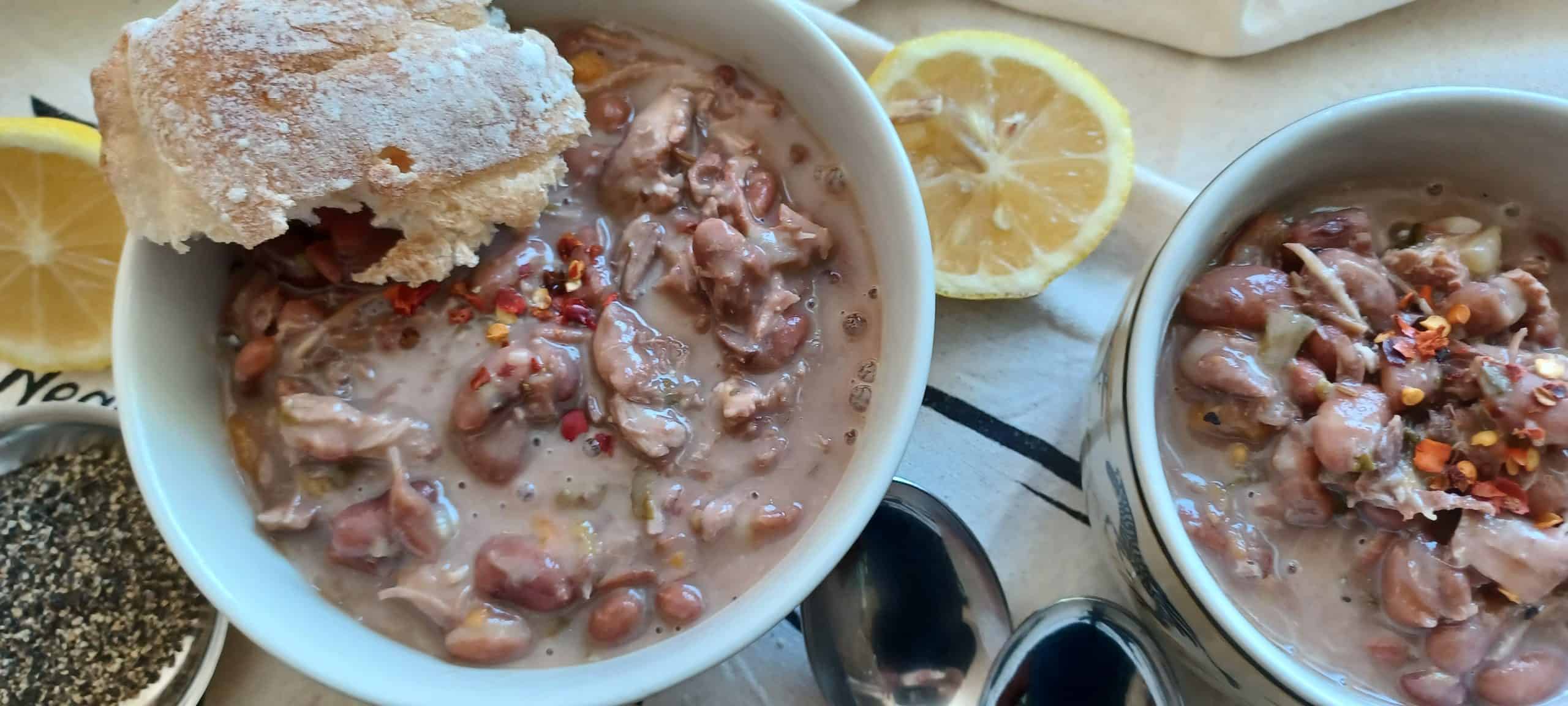 Hearty Pork & Red Bean Soup Kissed with Cumin