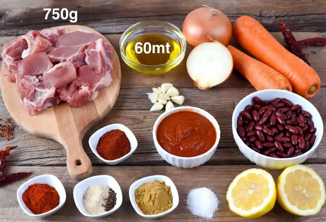 Hearty Pork & Red Bean Soup Kissed with Cumin